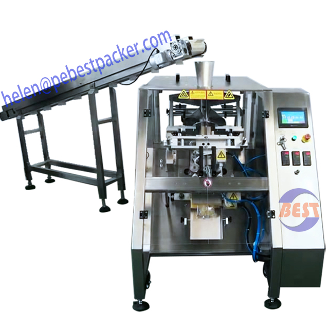 Automatic IQF Packing System With Multihead Weigher Green Peas Chopped ...